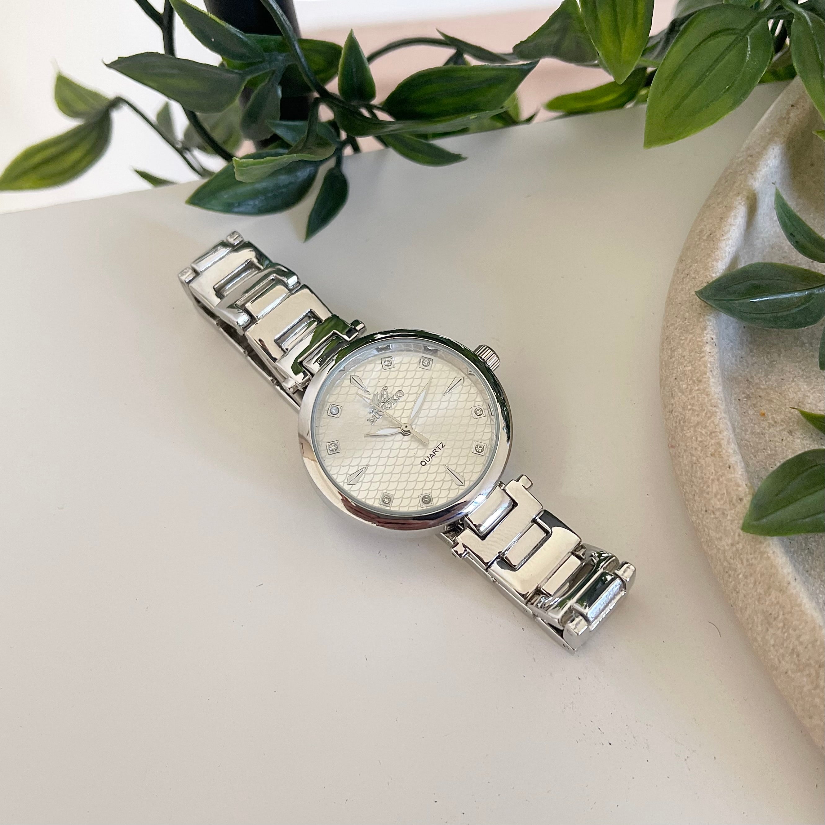 Silver Revel Metal Watch – Miyoko Watches
