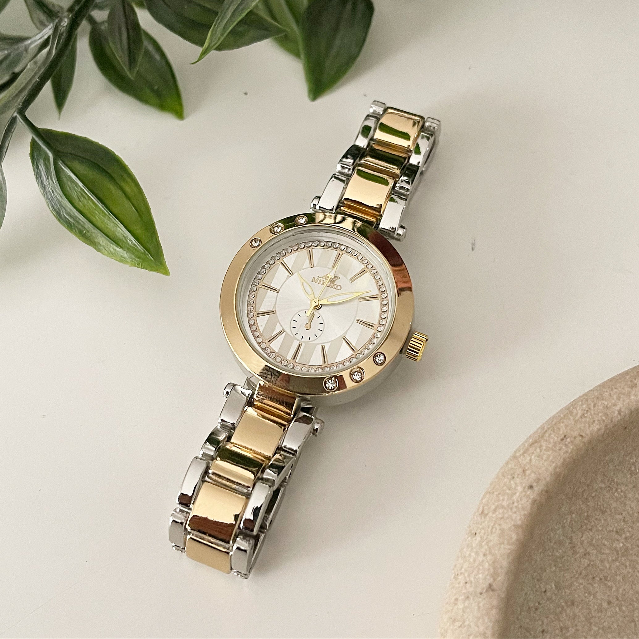 Mixed White Aristo Metal Watch – Miyoko Watches