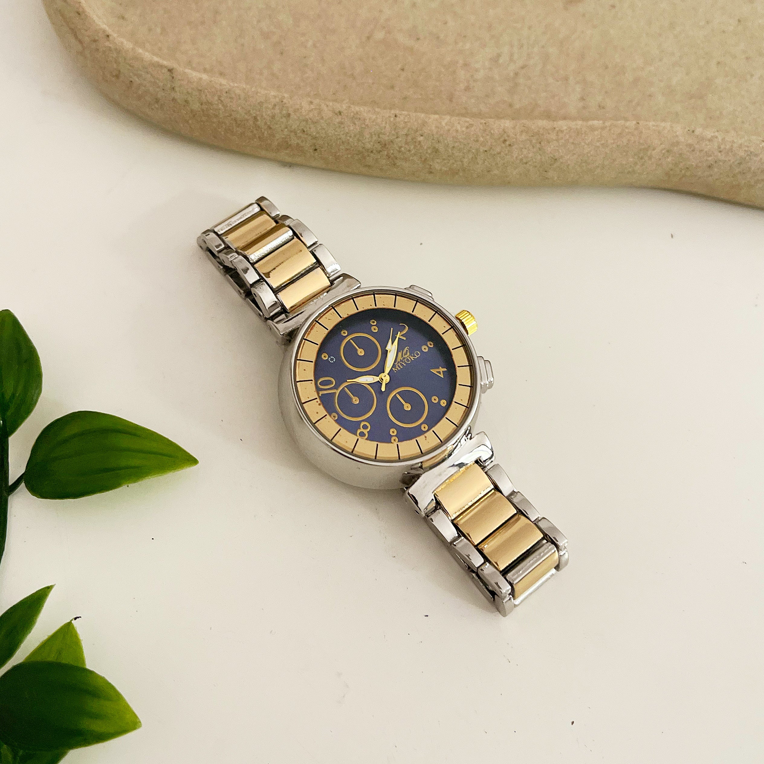 Mixed Blue Milan Metal Watch – Miyoko Watches
