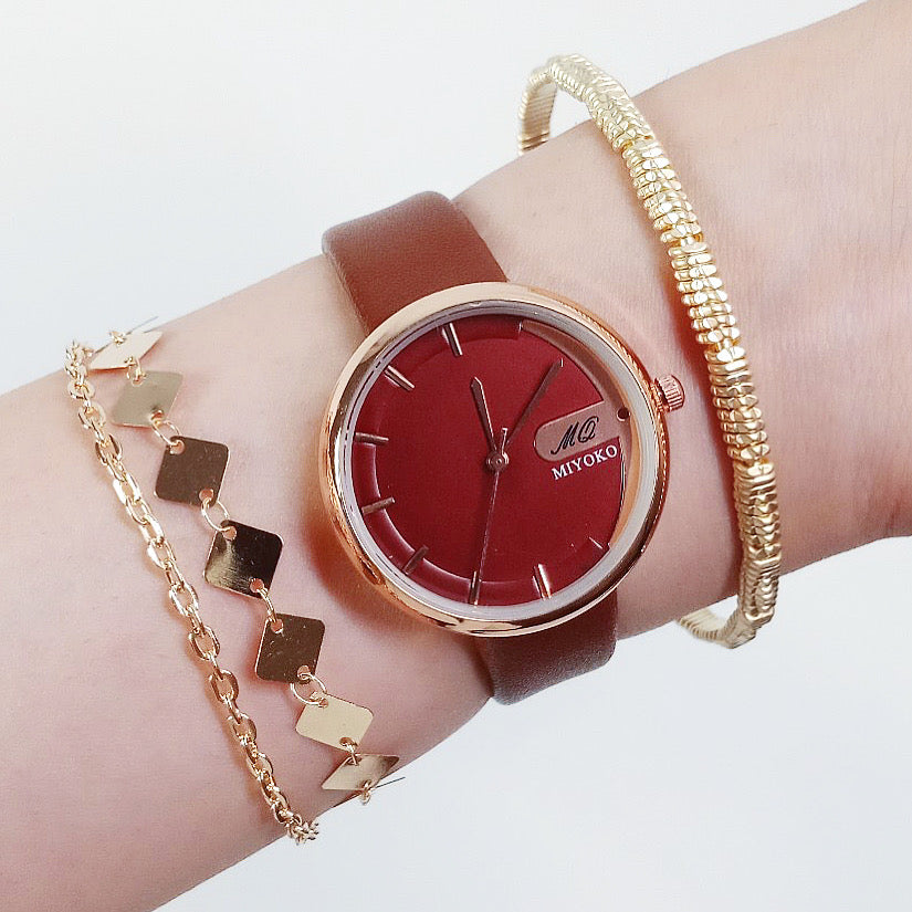 Brown Basic Holy Watch Set – Miyoko Watches